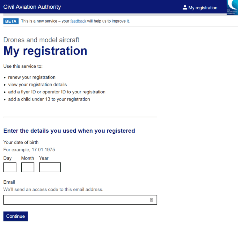How to find your CAA Operator ID and/or Flyer ID - FPV UK
